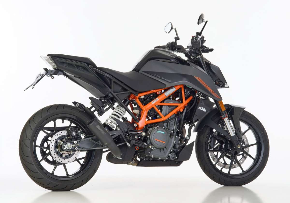 Auspuff, Shark, RCT, schwarz KTM Duke 125 | Motorparts Lohne